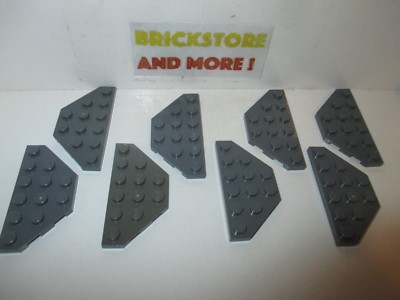 Lego - Wedge Aile Plate 3x6 Cut Corners 2419 Dark Bluish Gray - Choose ...