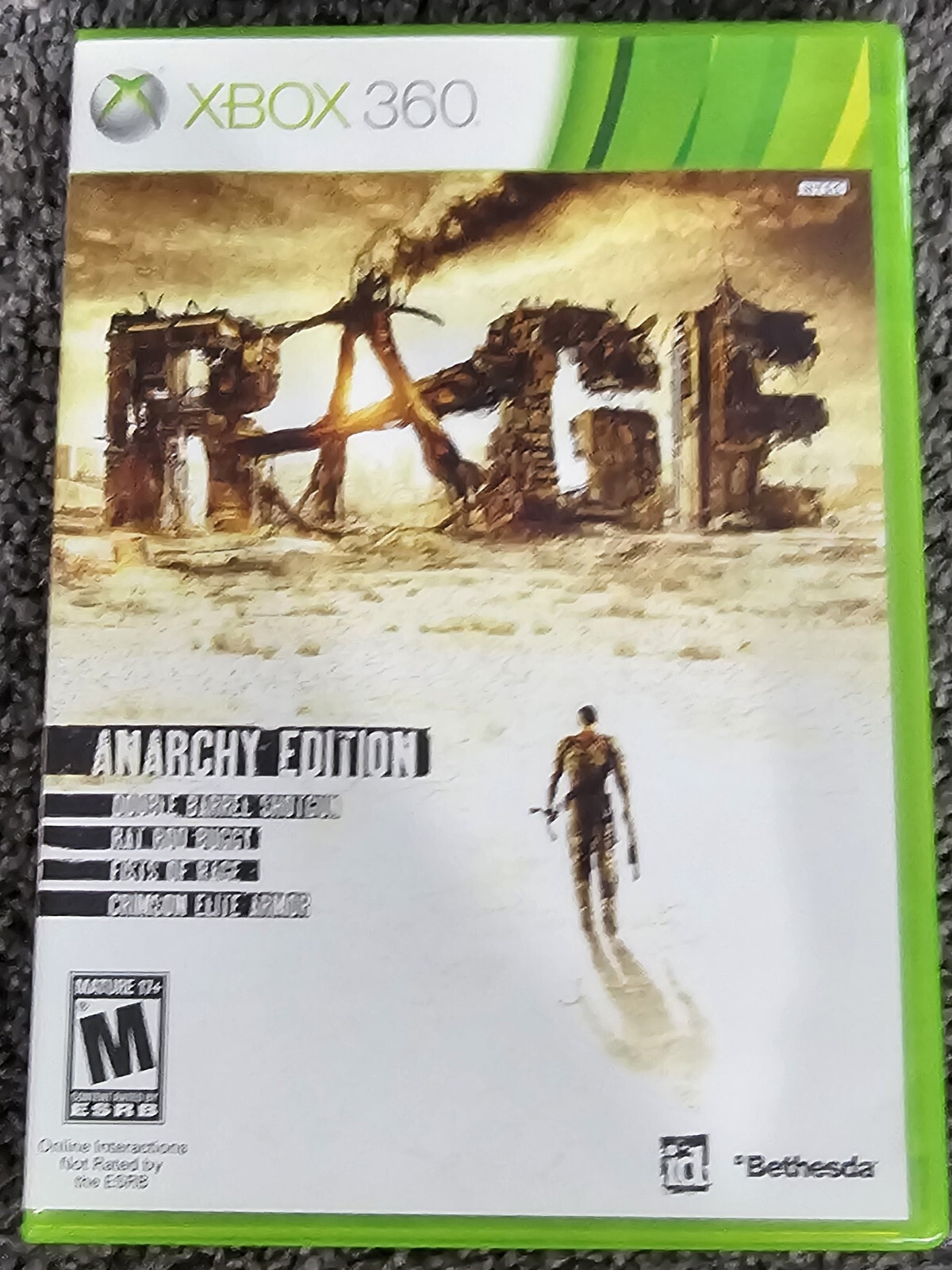RAGE: Anarchy Edition (Microsoft Xbox 360; (2011) CIB 3 discs TESTED | eBay