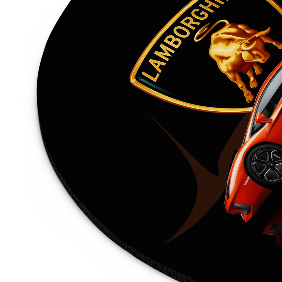 Lamborghini Mousepad - 7.5 inch circle mousepad - Lambo Supercar | eBay