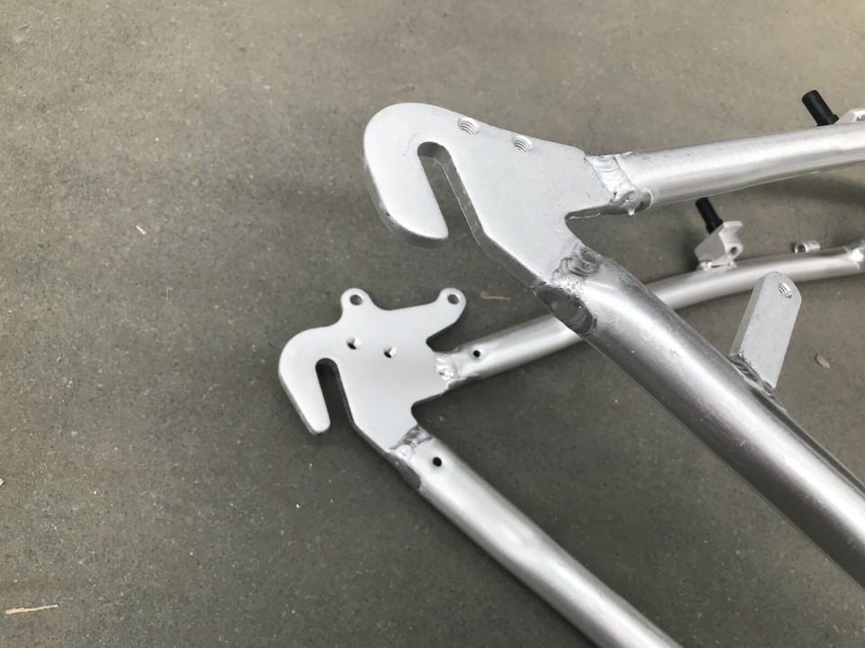 DONSP1986 Bicycle Gas Frame w/Gas Fuel Tank 2.4L Frame Brushed Alum ...