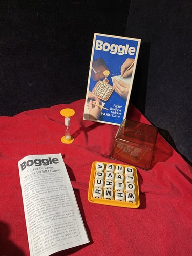 VINTAGE WORD GAME -- Boggle -- Parker Brothers Hidden Word Game -- 1976 | eBay