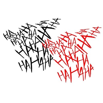 6PCS HAHA Shape Haha Car Windshield Stickers for Boats Trucks ...