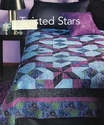 Twisted Stars Quilt Pattern Pieced KS | eBay