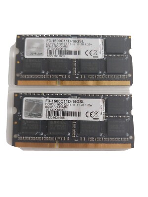 16GB OWC Dual Channel SO-DIMM PC3-12800 DDR3L 1600MHz SO-DIMM 204Pin ...
