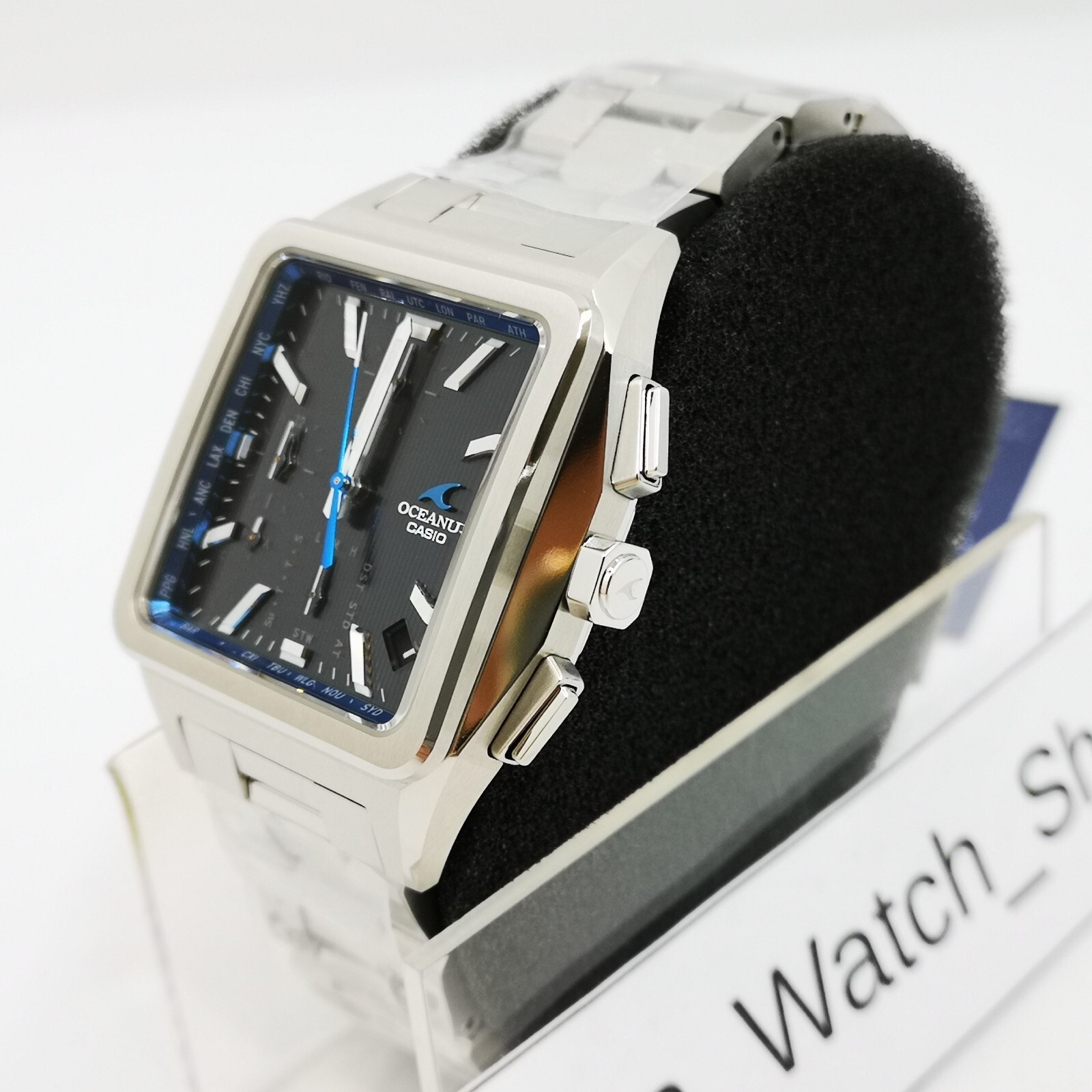 CASIO OCEANUS Classic Line OCW-T5000-1AJF Black Bluetooth Men's Watch ...