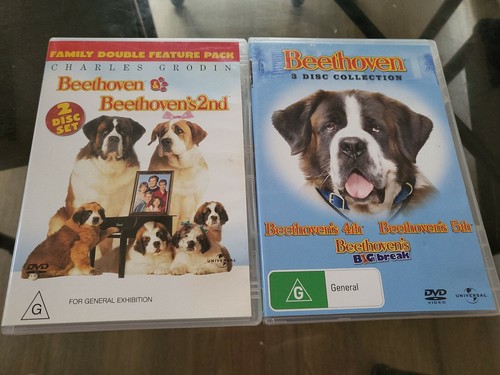 Beethoven Movies Dvd Collection 1 2nd 4th 5th & Big Break Region 4 ...