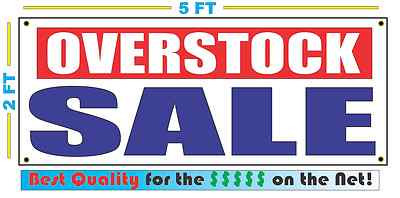 OVERSTOCK SALE Banner Sign NEW XXL Size Best Quality for the $$$$ RW&B ...