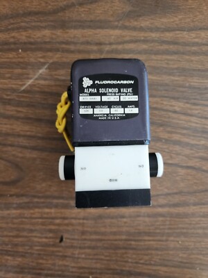 Fluorocarbon Alpha Solenoid Valve AT3-166A1, 40 Air PSI, 30 Water PSI ...