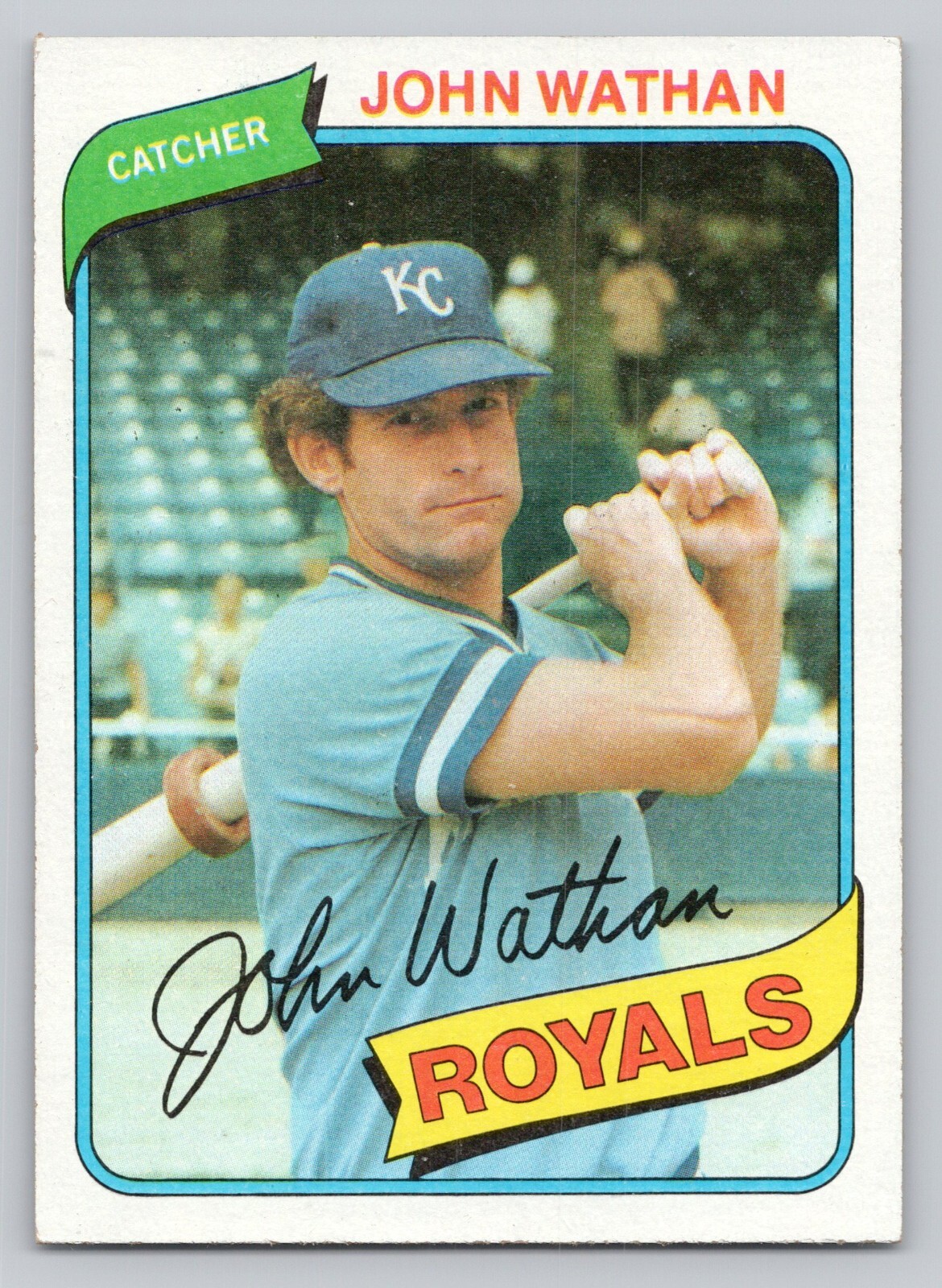 1980 Topps John Wathan #547 Base Set Kansas City Royals | eBay