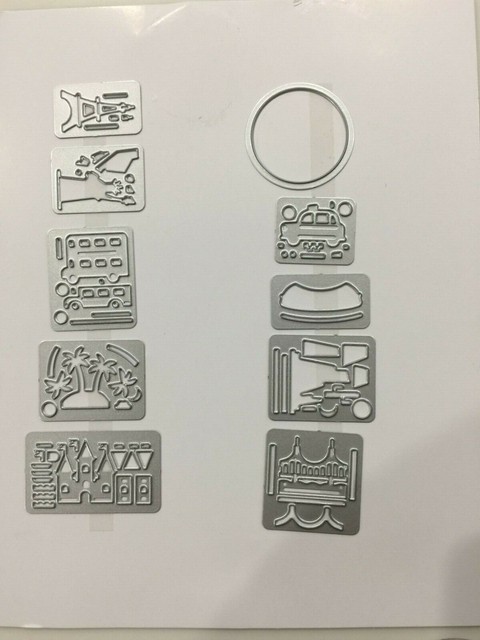 Sizzix Thinlits Dies By Tim Holtz Tiny Travel Globe BUNDLE 28 Dies ...