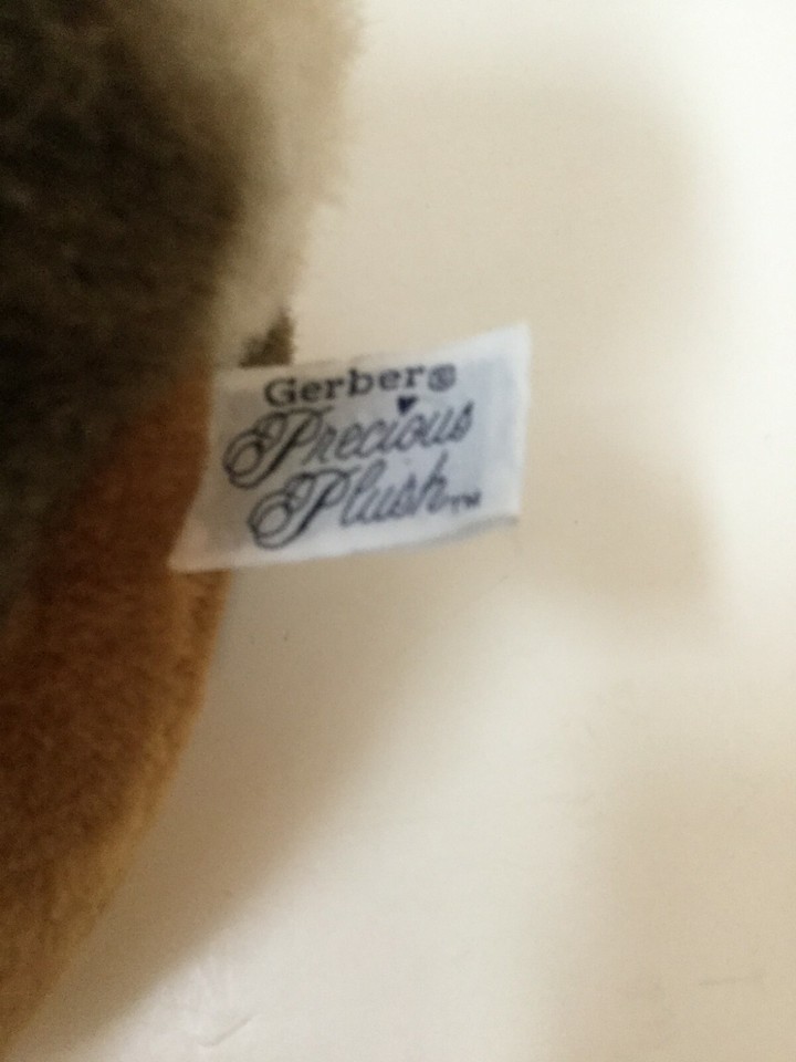 Gerber Precious Plush Bunny Rabbit Brown Tan Stuffed Animal Two Tone ...