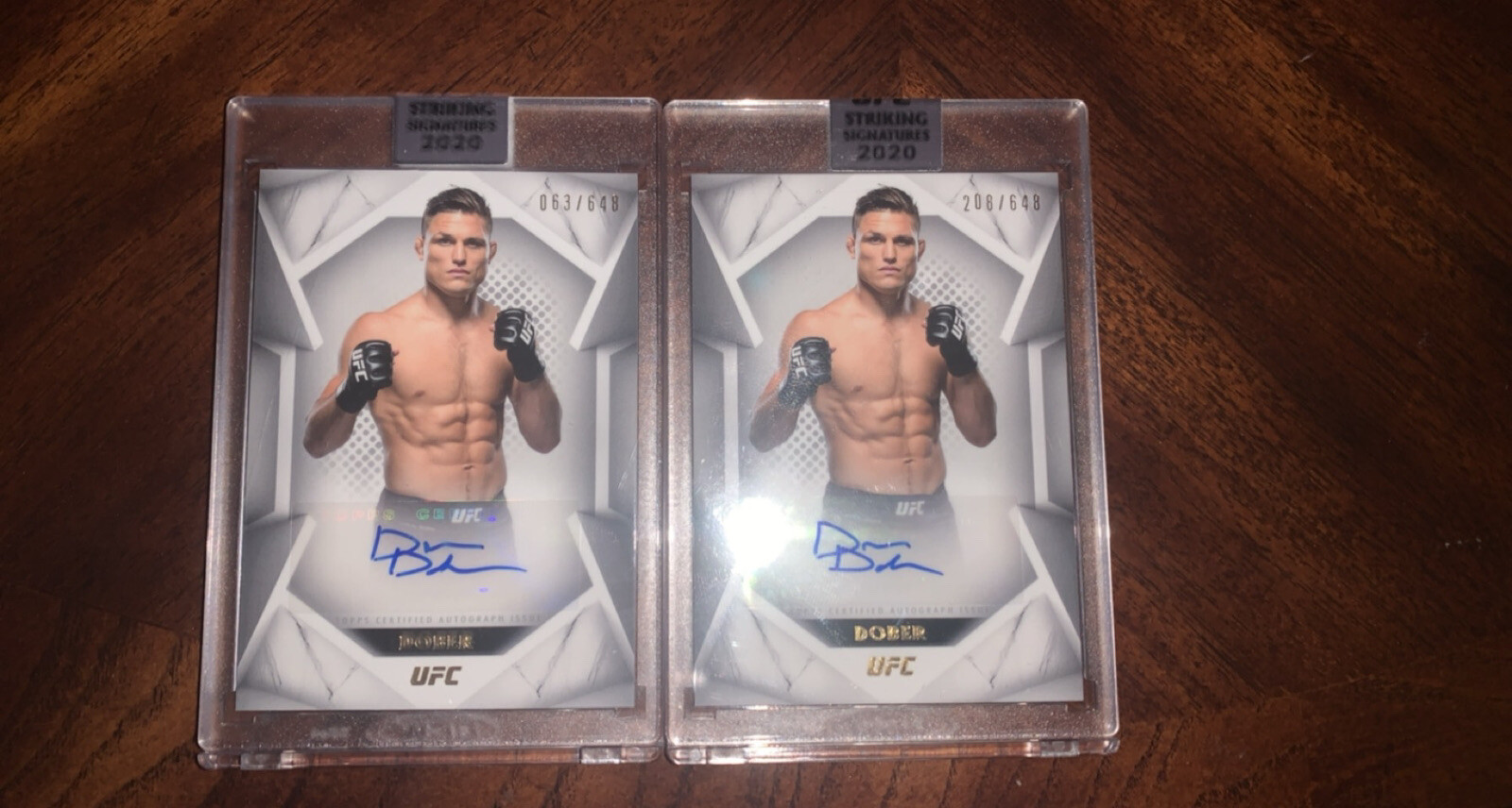 2020 Topps UFC Striking Signatures Drew Dober | eBay