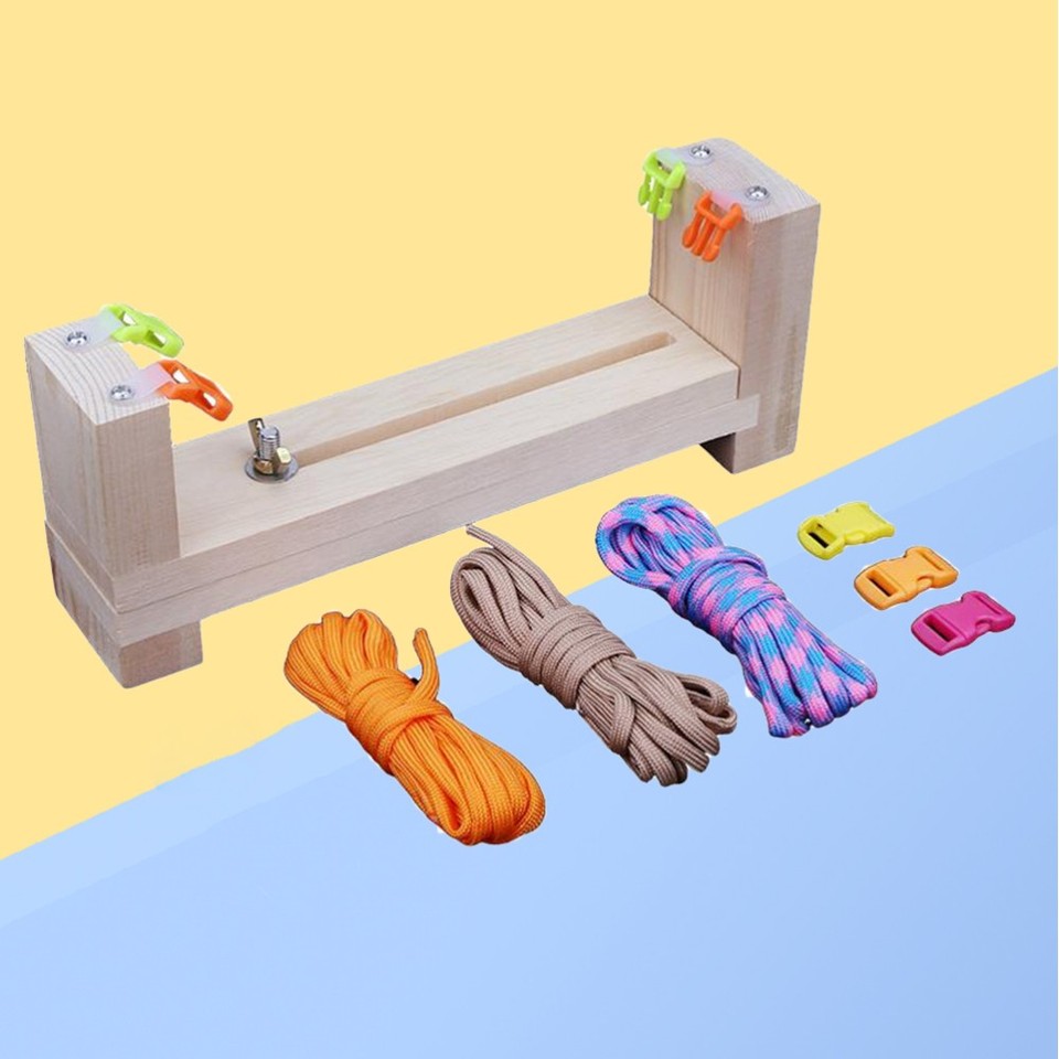 23 X5cm Bracelet Weaving Kit Making Tools Bracelets Maker Braclette ...