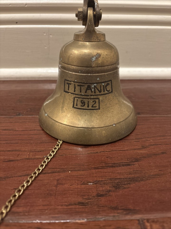 Brass Anchor Ship Bell Titanic Bell 1912 London Hanging Bell Wall Decor ...
