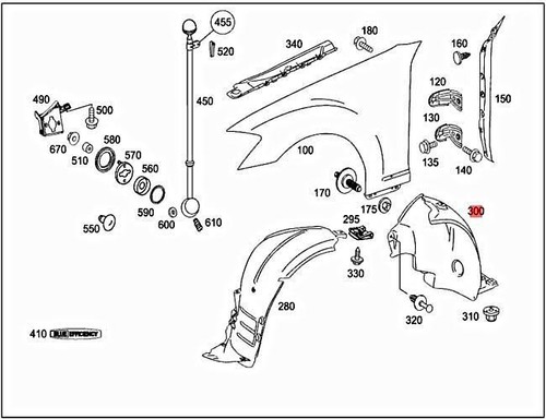 Genuine MERCEDES W221 S-CLASS W221 Cover 2216900630 | eBay