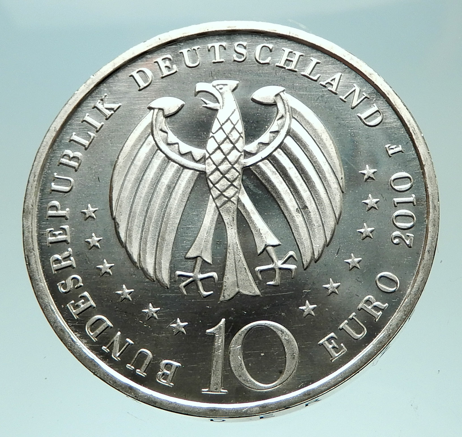 2010 GERMANY Porcelain Manufacturing Genuine Proof Silver 10 Euro Coin ...