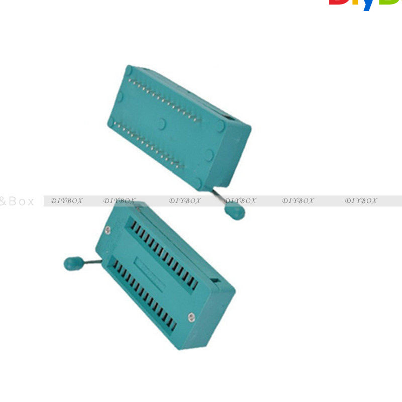 ZIF 28-pin 28 Pins Test DIL ICs Universal IC Socket Insertion Wide Body ...