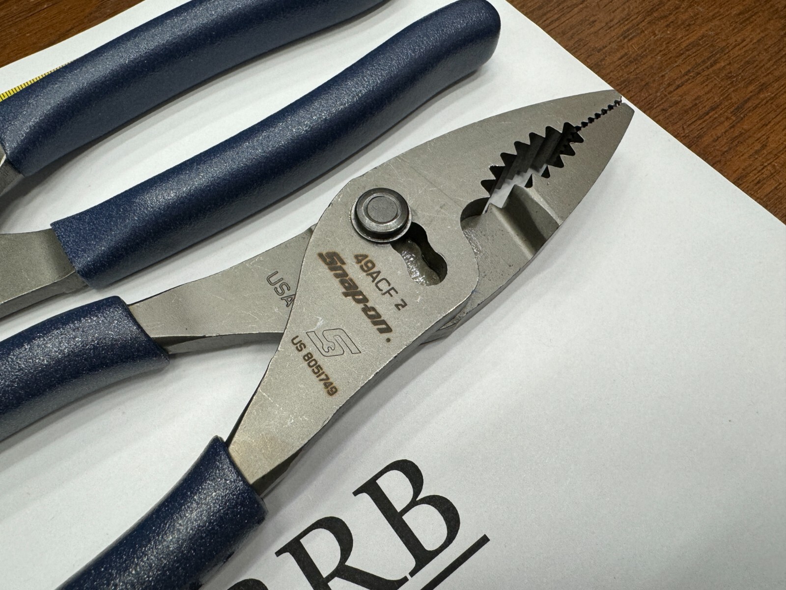 Snap-on Tools NEW POWER BLUE Soft Grip LONG LEVERAGE Plier Lot Set ...