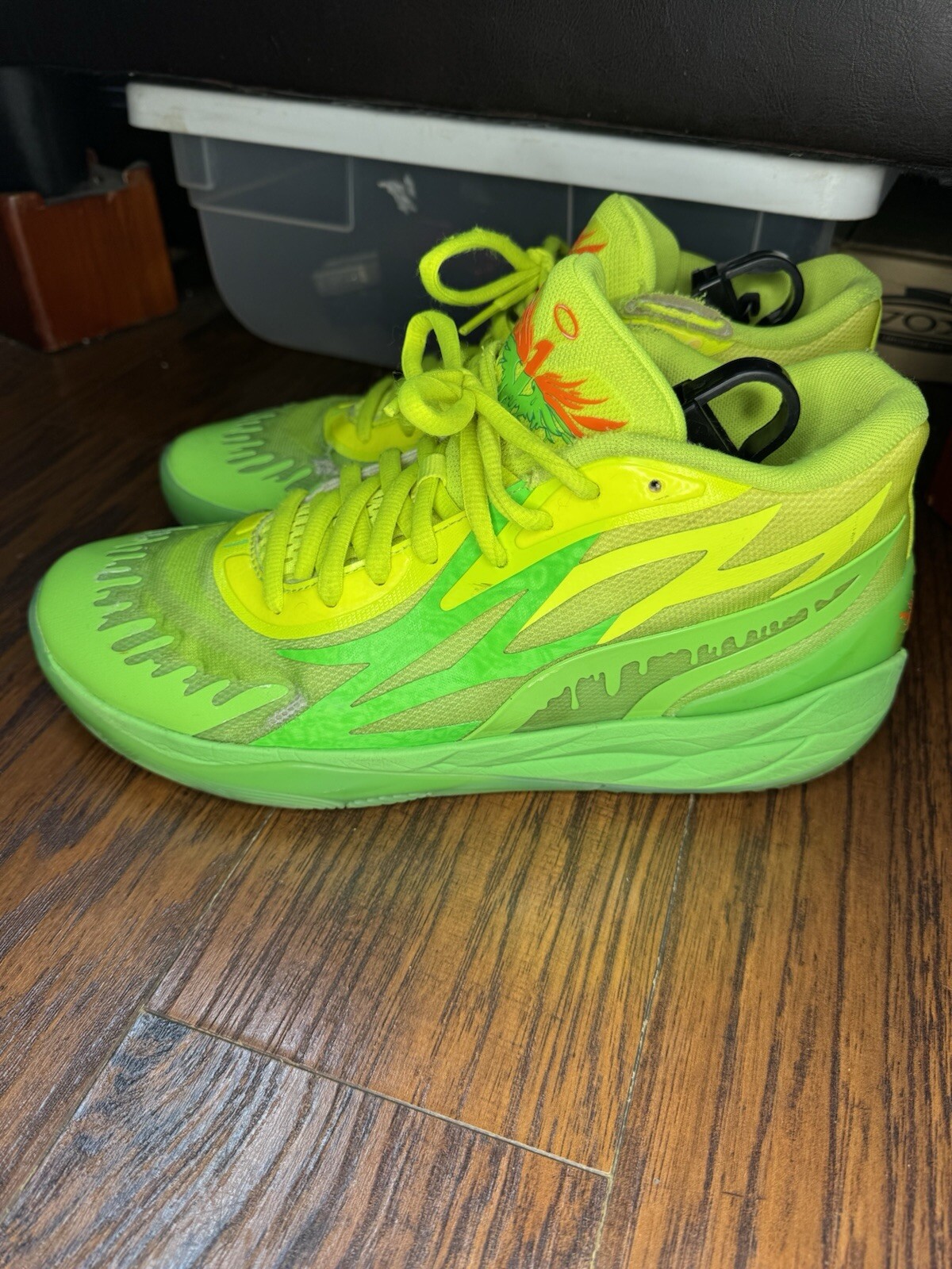 Puma MB.02 LaMelo Ball Nickelodeon Slime Size 11 Gree… - Gem