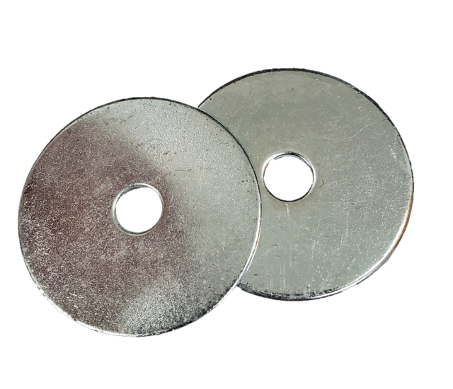 1/4 x 1-1/2 Fender washers zinc plated (100 pcs) | eBay