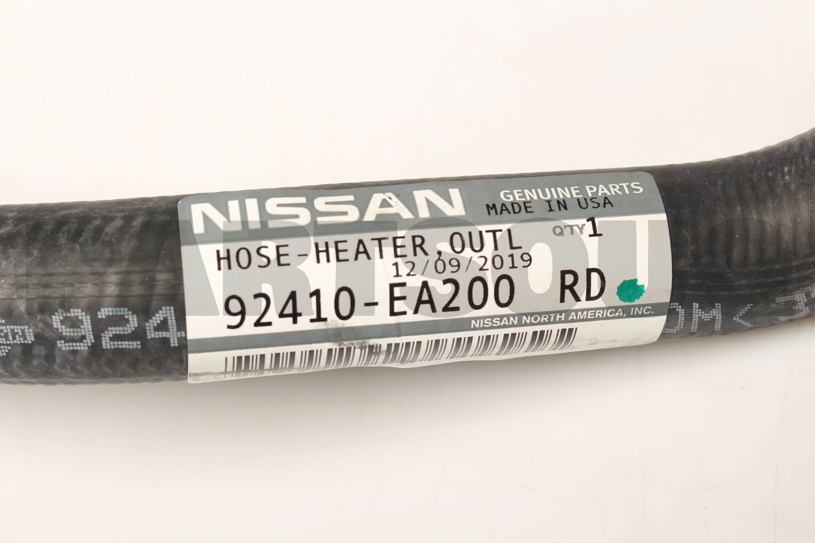 92410EA200 Genuine Nissan HOSE-HEATER,OUTLET 92410-EA200 | eBay