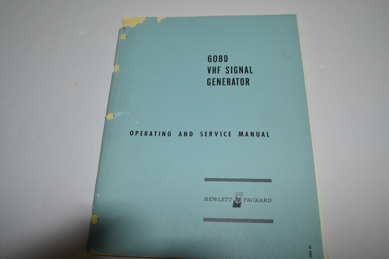 Vintage HP Hewlett Packard 608D FAA VHF Signal Generator for sale ...