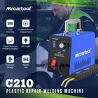 Plastic Welding Machine Car Plastic Repair Kit with 600 Hot Staples ...