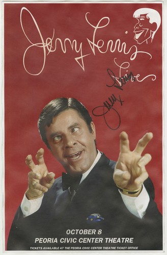 Jerry Lewis autographed live show concert poster The Bellboy | eBay