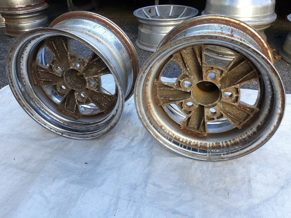 Cragar SS Wheels 14x7 Deep Dish Uni-lug Pair 1986 Rat Rod | eBay