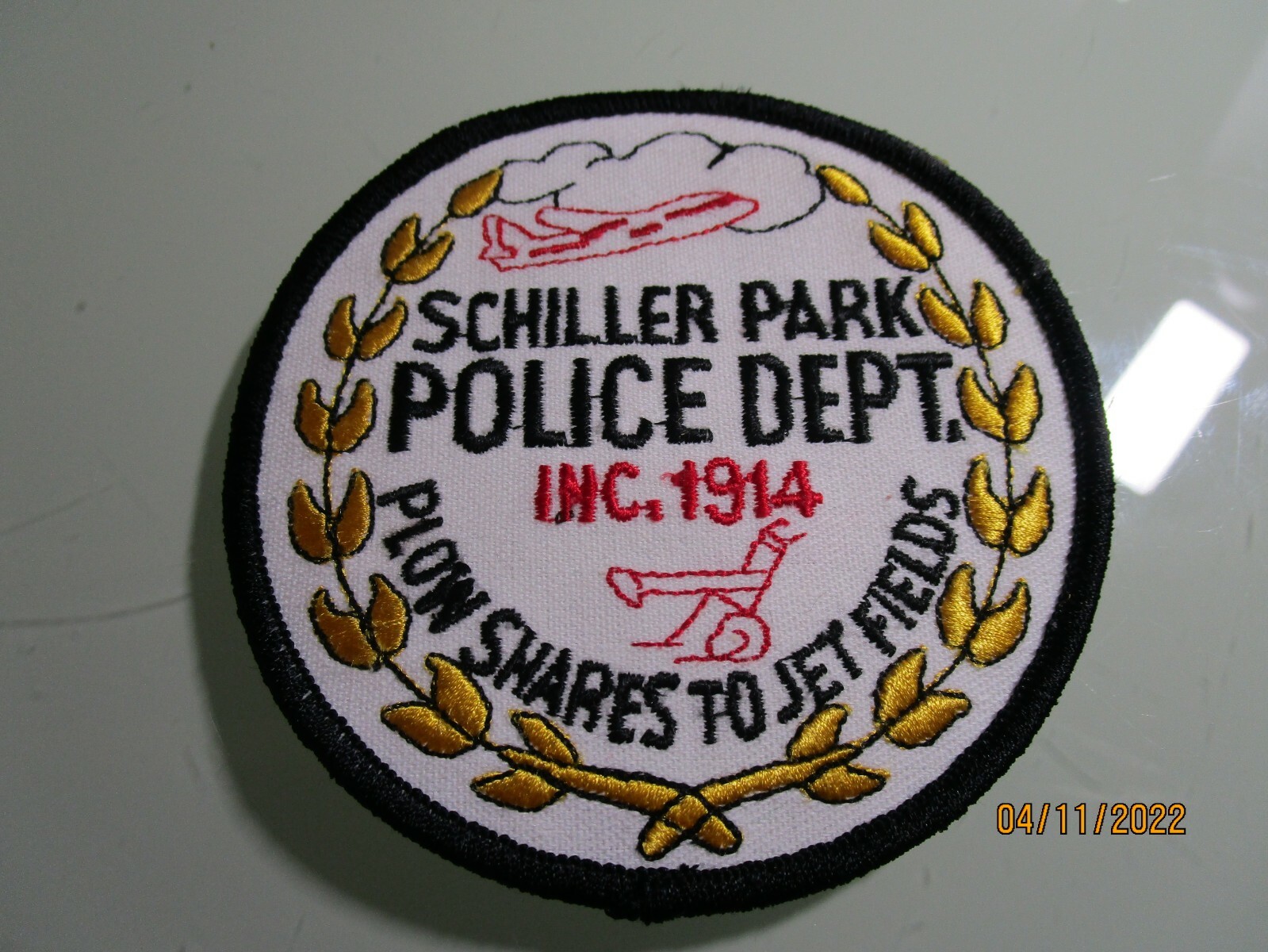SCHILLER PARK POLICE PATCH | eBay