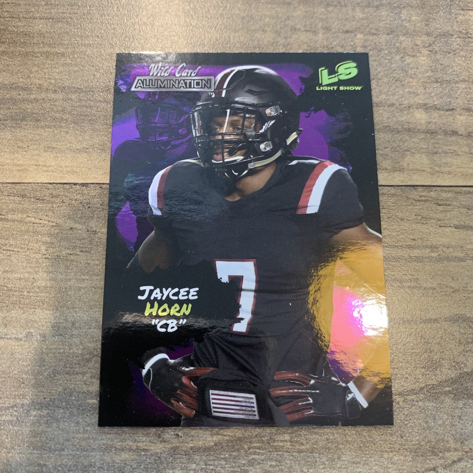 2021 Wild Card Alumination # LS 14 Jaycee Horn Carolina Panthers USC ...