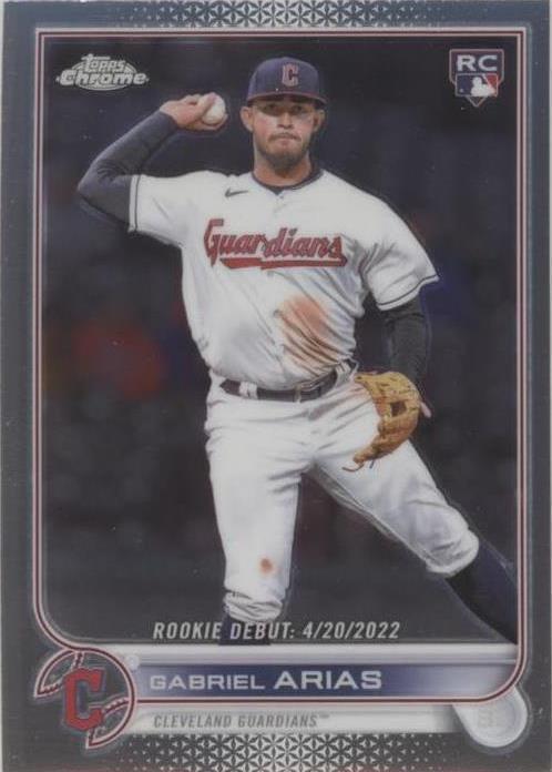 2022 Topps Chrome Update Series - Rookie Debut Gabriel Arias #USC14 (RC ...