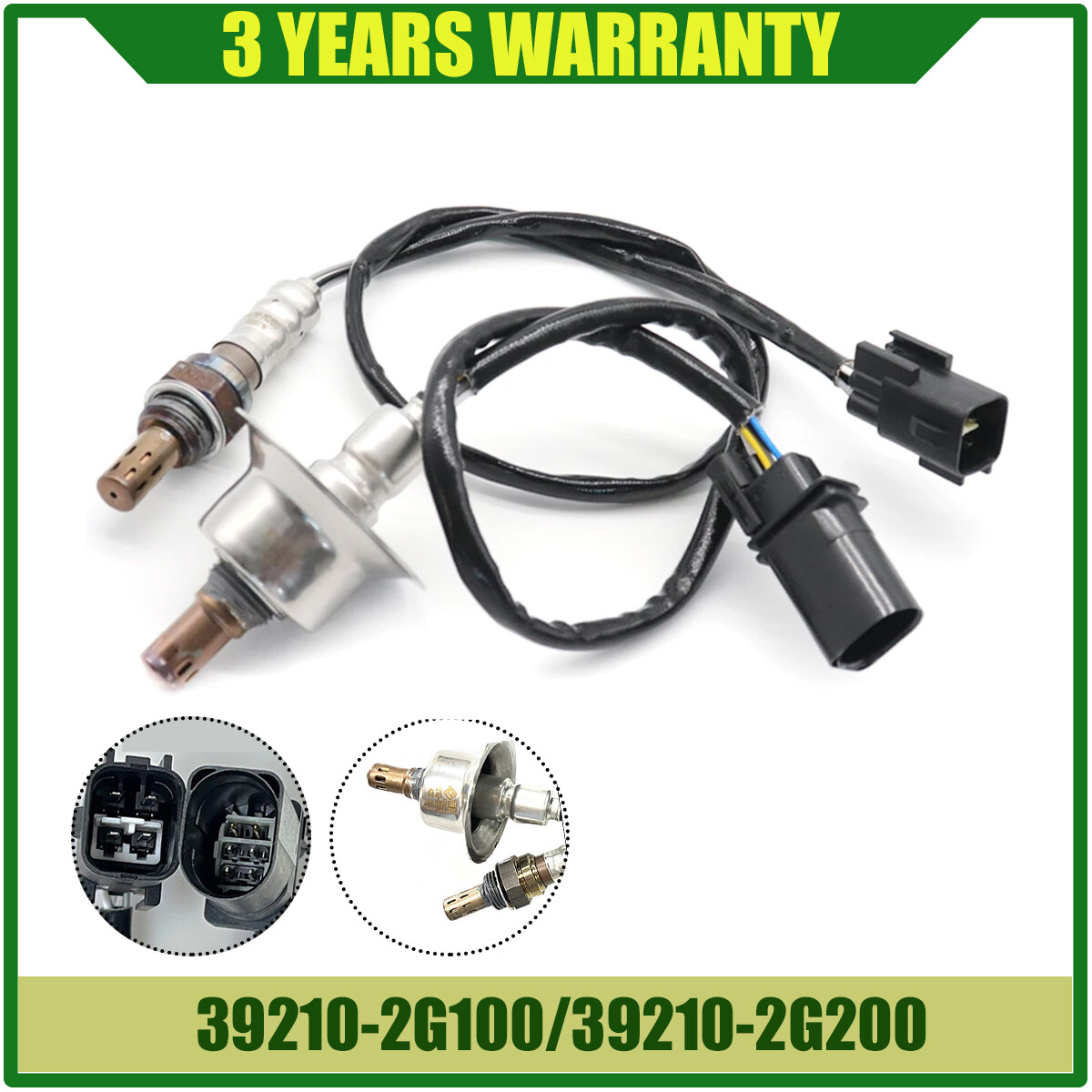For Hyundai Santa Fe Kia Sorento 2.4L Oxygen Sensor Upstream+Downstream ...
