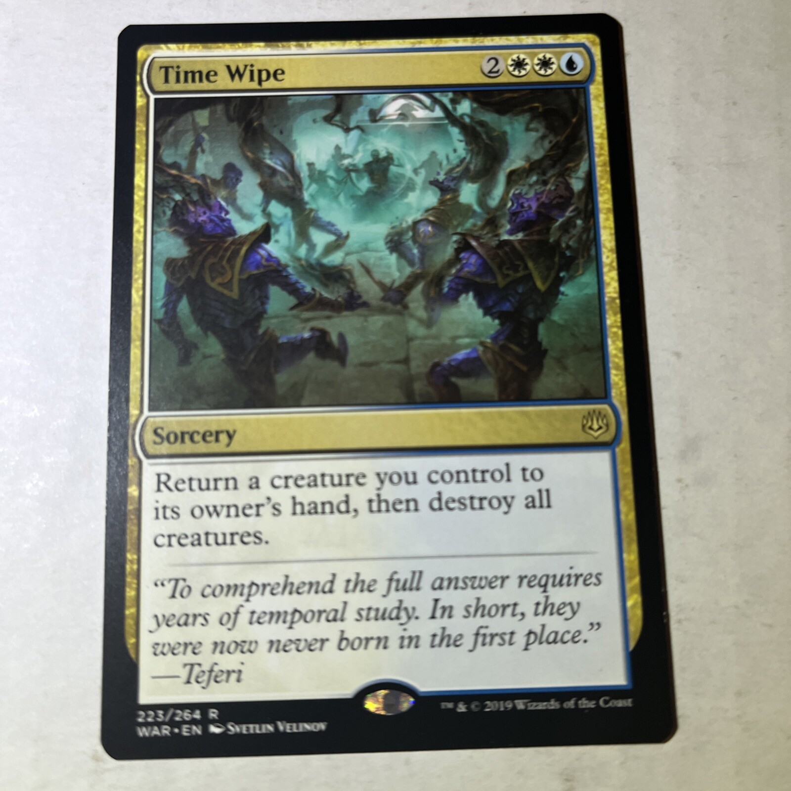MTG Time Wipe War of the Spark 223/264 Regular Rare for sale online | eBay