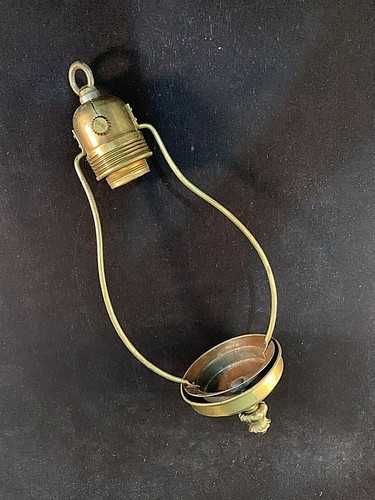 1930-40s Brass Harp Style Shade Support Hanging Fixture Part | eBay