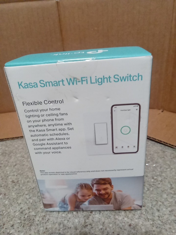 Kasa Smart Light Switch HS200, Single Pole, Needs Neutral Wire, 2.4GHz ...
