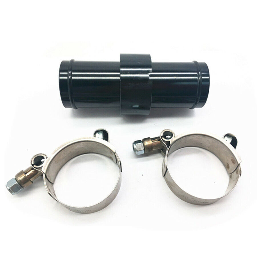 Aluminum Black Inline Radiator Hose Connector Temperature Sensor ...