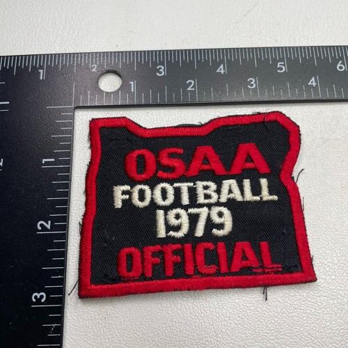1979 OSAA OREGON SCHOOL ACTIVITES ASSN FOOTBALL OFFICIAL Patch (As-Is ...