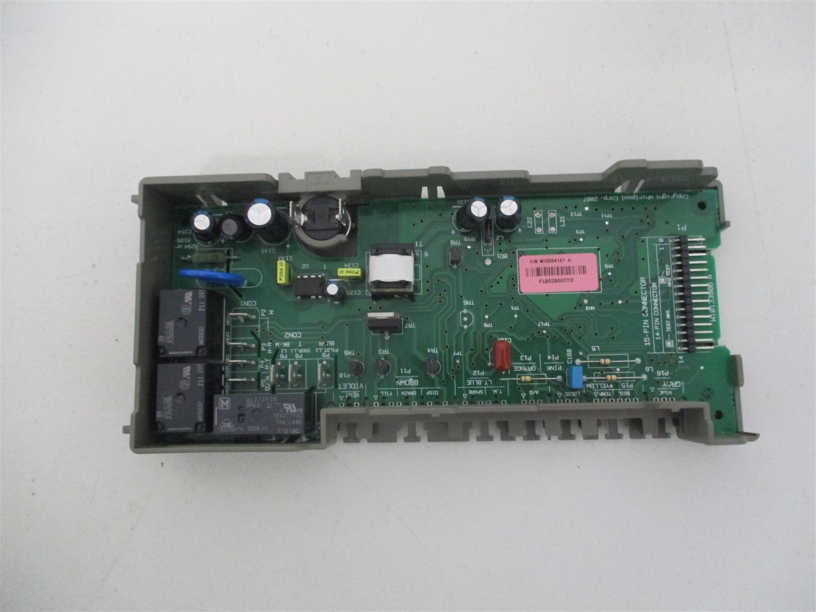 KITCHENAID DISHWASHER CONTROL BOARD RED PART # W10084141 | eBay