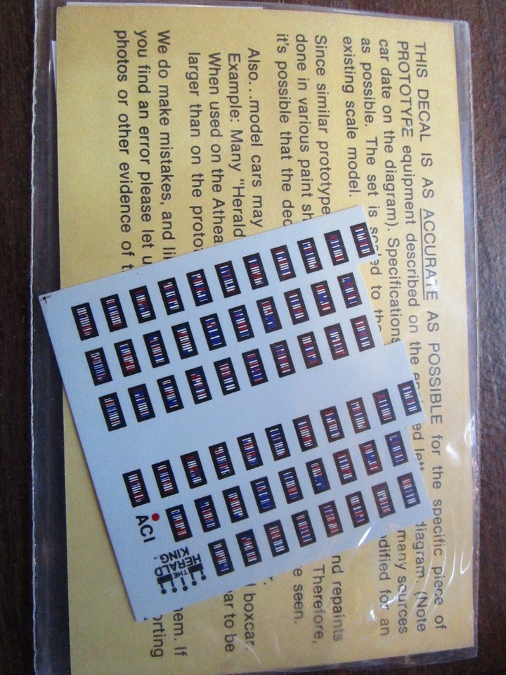 Herald King Decals HO ACI-59 Automatic Car Identification (KarTrak ...