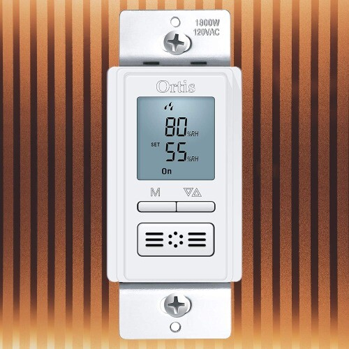 [New Generation] Humidity Sensor Switch, In-Wall Bathroom Fan Automated ...