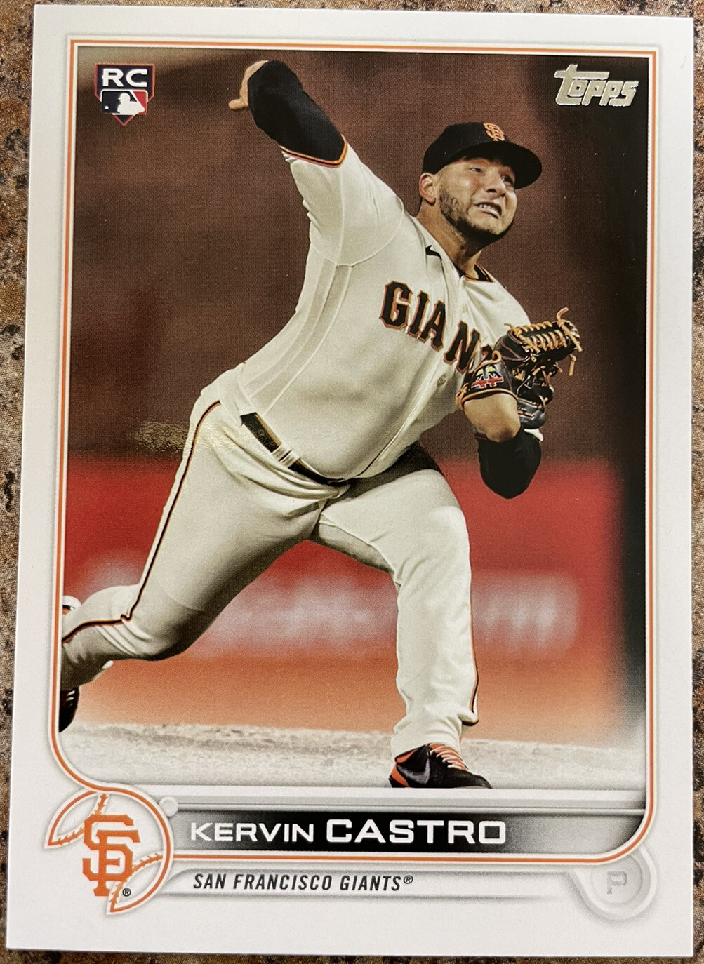 Kervin Castro 2022 San Francisco Giants Rookie Card Topps Series Two ...