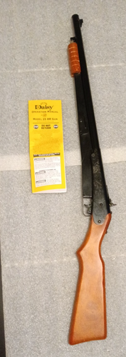Daisy Model 25 Spring Pump Action Air Rifle .177 Caliber BB Gun works ...