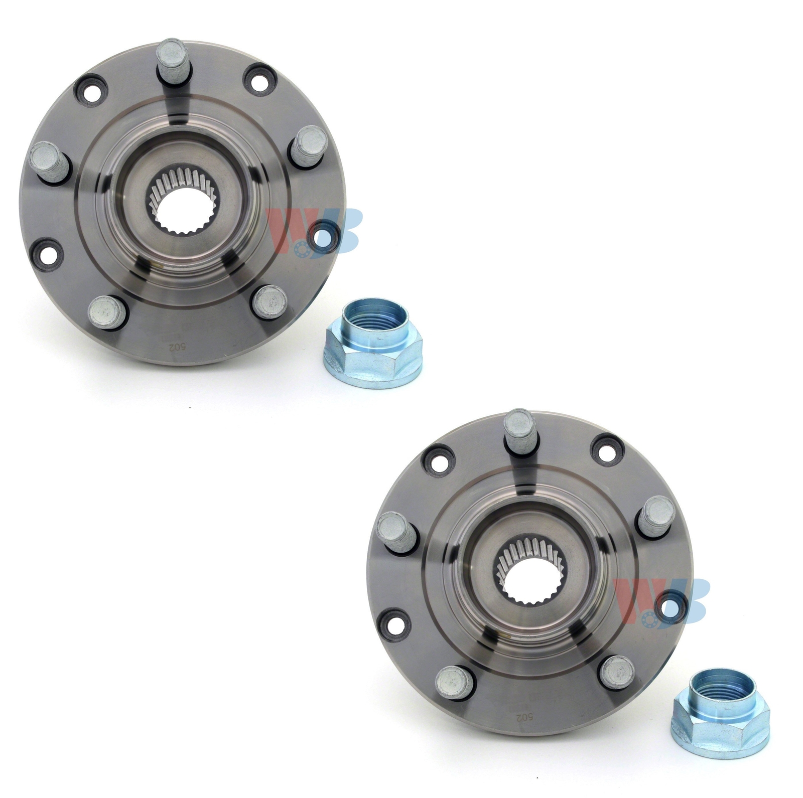 Pair Set of 2 Rear WJB Wheel Hubs for Subaru Forester Impreza Legacy | eBay