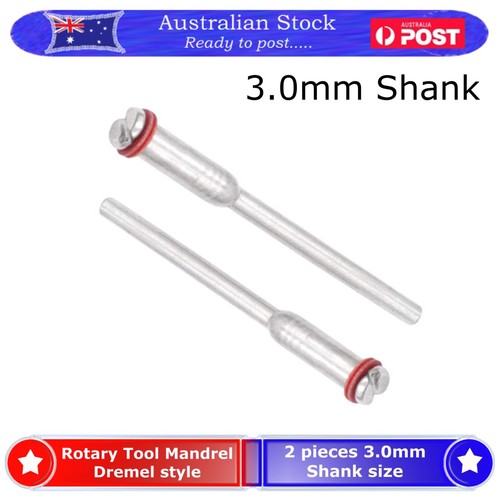 3.0mm Rotary Tool Mandrel Dremel Drill Accessories Cutting Sanding ...