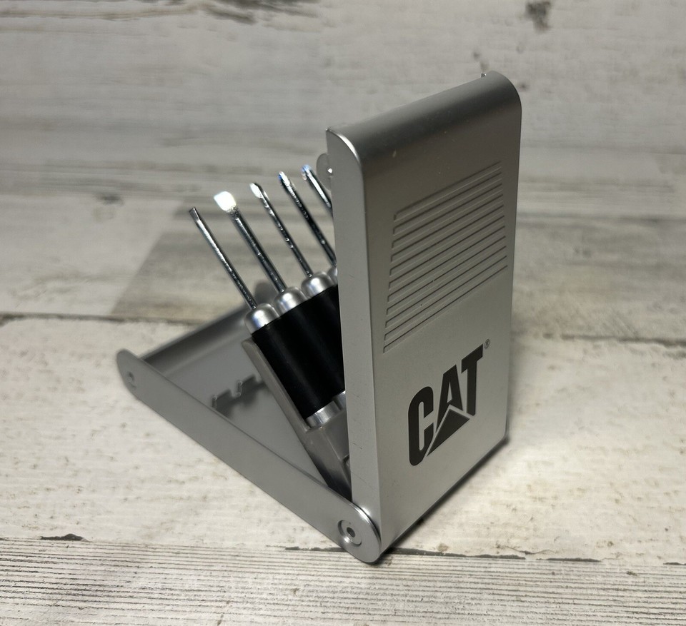 CAT 5pcs SET MINI PHILLIPS SLOTTED SCREWDRIVER TOOL KIT CATERPILLAR | eBay