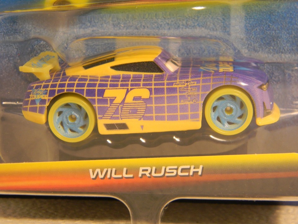 2024 Disney Pixar Cars. Glow Racers #76 "Will Rusch" Unopened Blister ...
