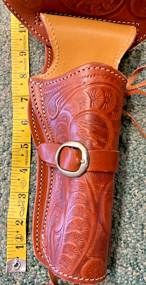 NEW LEATHER COWBOY WESTERN DROP LOOP BELT HOLSTER (#A531) | eBay
