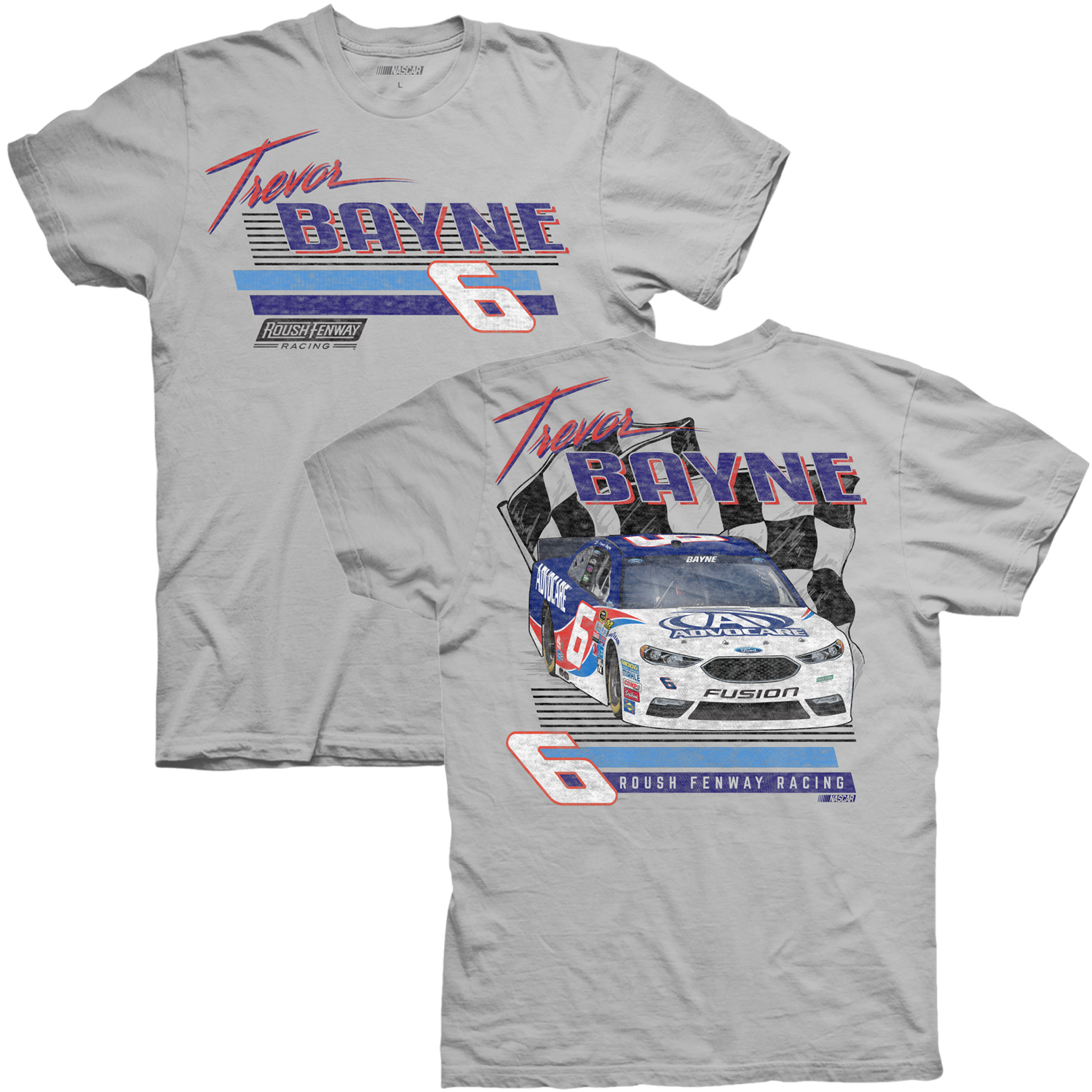 Trevor Bayne Checkered Flag Sports #6 Advocare Darlington Throwback Tee ...