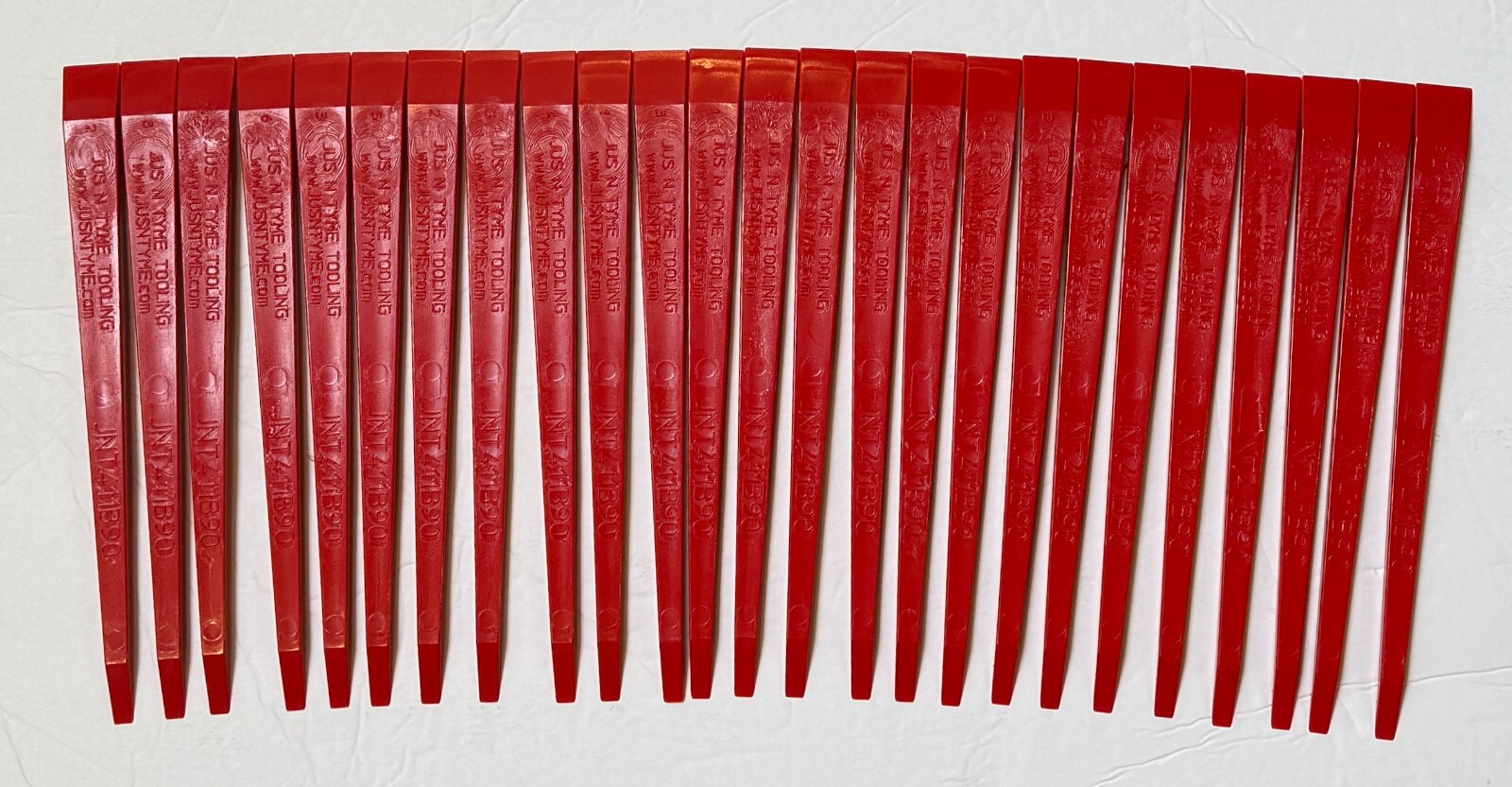 Jus N Tyme 9" Tapered Red Celcon Scraper Double-Sided Tool JNT411B90 ...